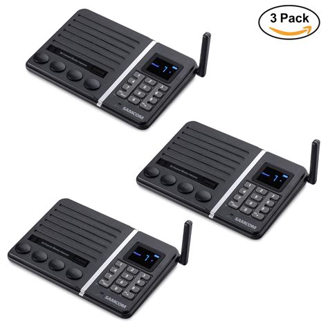 Wireless Intercom System 2018 Version Samcom 20 Channel Build In Battery Intercom System For