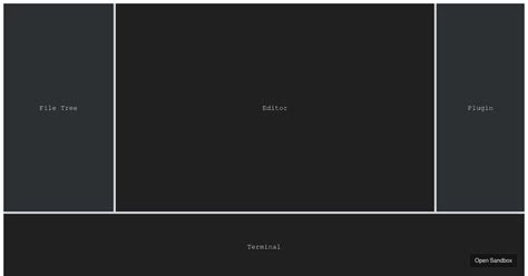 React Resizable Layout Forked Codesandbox