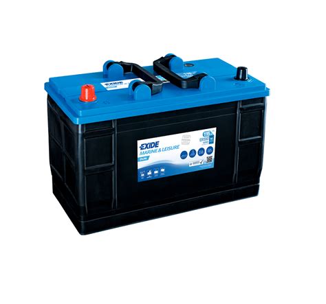 Exide Semi Tractie 12 Volt 105 Ah Marine And Leisure Dual Er550 Accu 3661024035989 Accu Service