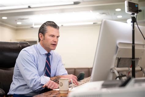 Dvids Images Sd Meets Virtually With Cjcs And Commander Ussouthcom Delivers Remarks On U S