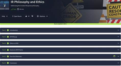 devonta mitchell mscsia on linkedin tryhackme philosophy and ethics