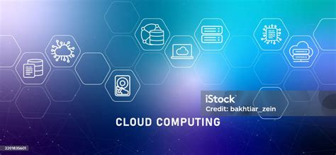 클라우드 컴퓨팅 온라인 서버 그라데이션 헤더 미디어 업로드 다운로드 문서 데이터 액세스 동기화 관리 개발 데이터베이스 기술 아이콘 디자인 일러스트 레이 션 0명에 대한 스톡