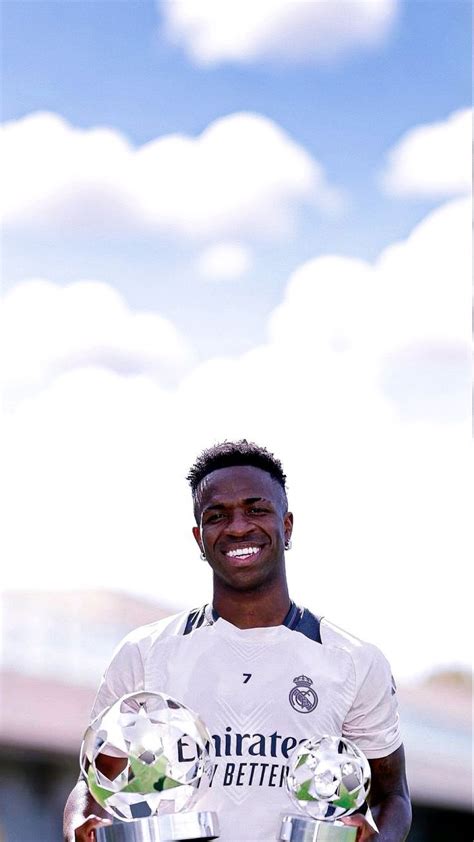 Vinicius Júnior Walpaper 🤍🔥 Real Madrid Wallpapers Real Madrid