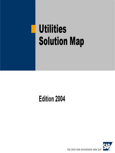 Utilities Solution Map Pdf Sales Analytics Utilities Solution Map Pdf Sales Analytics