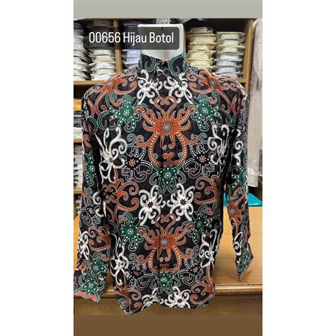 Jual Kemeja Batik Hem Batik Baju Batik 00656 Motif Batik Kalimantan