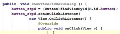 Timepicker Dialog In Android