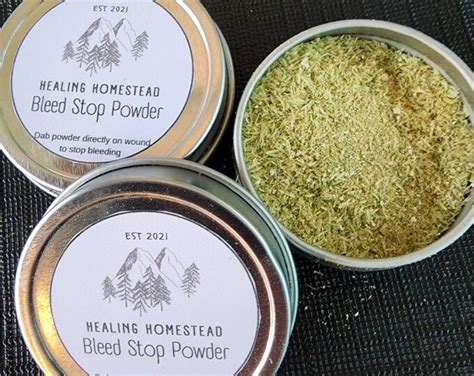 Bleed Stop Powder Etsy