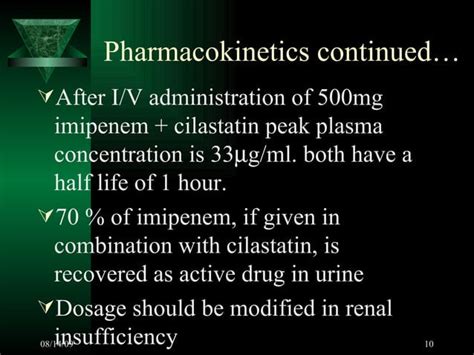 Carbapenems Ppt Pharmaceutical Drugs Medical Health