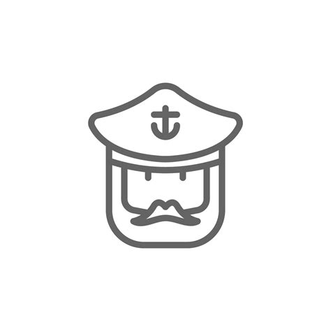Captain Vector Icon 22763921 Vector Art At Vecteezy
