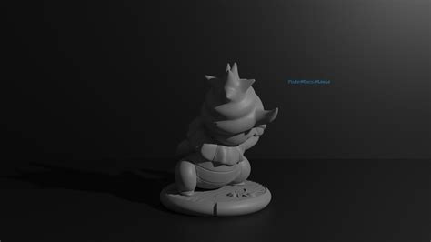 Slowking Pokemon 3d Print Model 3d Model 3d Printable Cgtrader