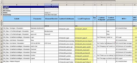 Test Plan Excel Template