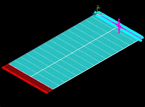 Finite Element Model Representation In The Fem Software A Model Mesh Download Scientific