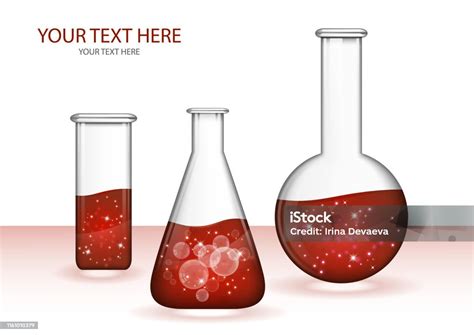 흰색 배경에 분리 된 액체와 추상 투명 유리 플라스크 화학 및 생물학적 실험 0명에 대한 스톡 벡터 아트 및 기타 이미지 0명 3가지 개체 개체 그룹 Istock