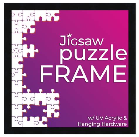 Jigsaw Puzzle Frames Made To Order In Nj Ask For Custom Size