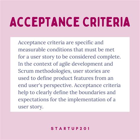 Agiledevelopment Scrummethodology Userstories Acceptancecriteria Productfeatures Startup201