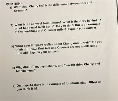 Solved Questions 1 What Does Cherry Feel Is The Difference Between
