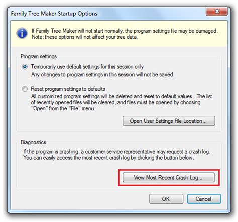 Saving A Crash Log For FTM 2017 And FTM 2019 For Windows