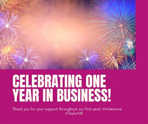 taylorhr on linkedin oneyearinbusiness gratitude continuedgrowth