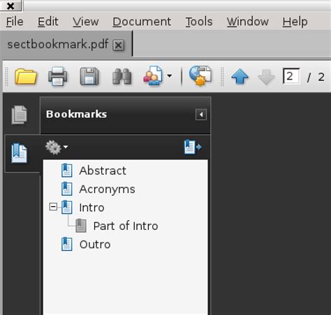 Sectioning Roman Numbering Setcounter To Zero Hyperref Confused In Pdf Bookmarks TeX