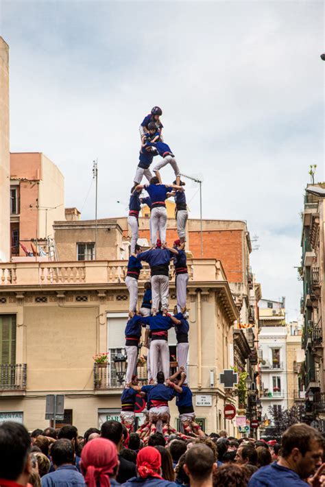 The Castellers Of Barcelona Travelsnapz Travel Stories And Photos