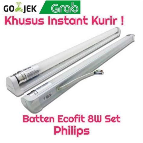 Jual Kap Lampu Tl Led T Batten Ecofit W Set Di Seller Gudang Lampu Jl Pecinan Lama