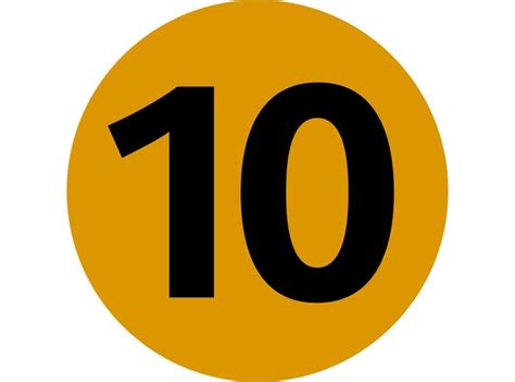 Картинки с цифрой десять. 10 - рисунки для срисовки.