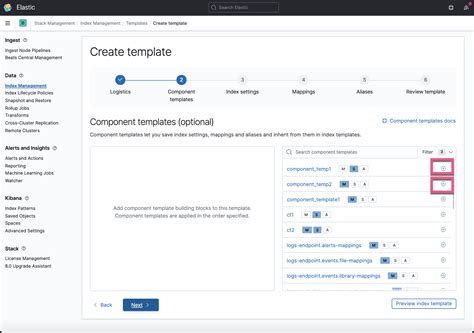 elasticsearch：可组合的 index templates 7 8 版本之后 kibana index templates csdn博客