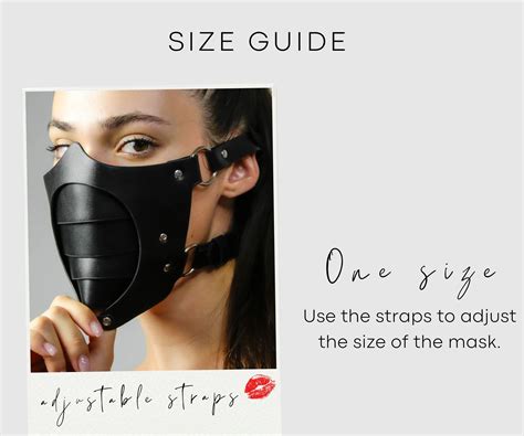 Sex Mask Black Sex Mask Bdsm Face Mask Bondage Mask Fetish Mask