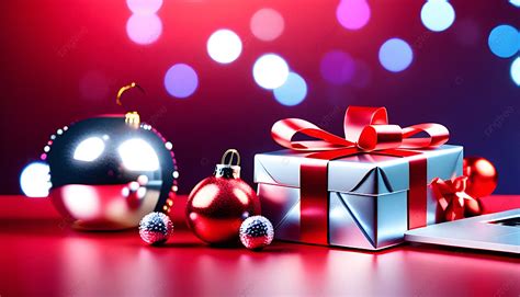 메리 크리스마스 선물과 빨간색 배경에 발 빨간색 배경 선물 메리 크리스마스 배경 일러스트 및 사진 무료 다운로드 Pngtree