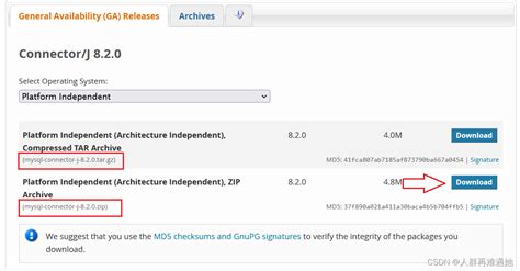 Jdbc编程 下载mysql数据库连接驱动mysql Jdbc驱动下载 Csdn博客