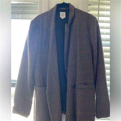 Gap Jackets And Coats Tweed Blazer Cotton Wool Blend Poshmark
