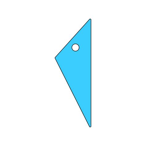 Asymmetrical Triangle Lazer Universe Laser Cutting