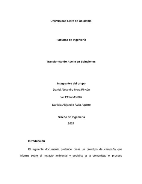 proyecto final diseño exámenes de diseño docsity