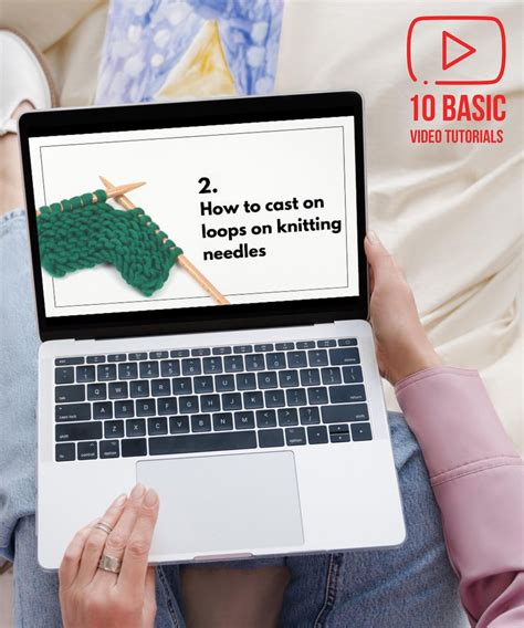 Beginner Knitting Tutorial Video Tutorial Knitting Lessons Knitting Classes Online Step