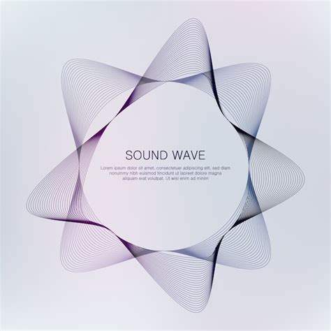 Premium Vector Sound Wave