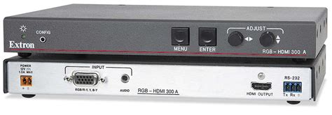 Extron Rgb Hdmi 300 A Rgb And Stereo Audio To Hdmi Scaler