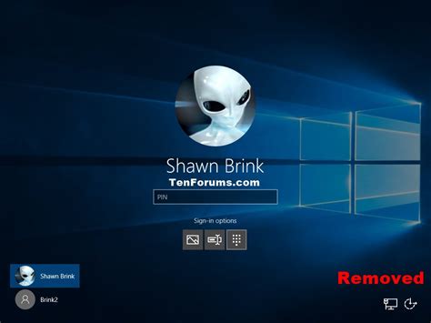 Add Or Remove Power Icon On Sign In Screen In Windows 10 Tutorials