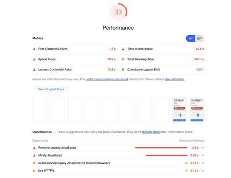 Javascript Improve Lighthouse Performance Score Stack Overflow