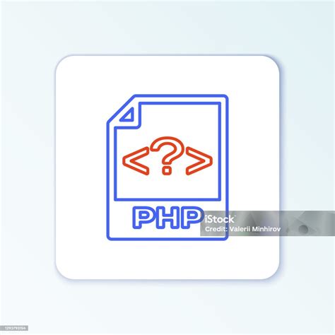 Dokumen File Php Baris Unduh Ikon Tombol Php Yang Diisolasi Di Latar