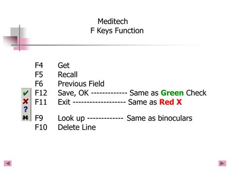 PPT Meditech Toolbar Options PowerPoint Presentation Free Download ID