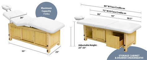 Lux Spa Treatment Bed Facial Massage Table