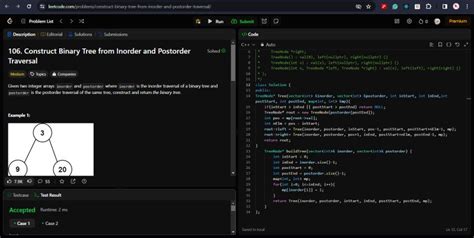 How To Construct Binary Tree From Inorder And Postorder Dipika