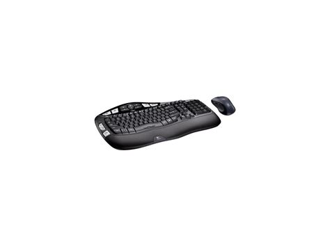 Logitech Mk Black Rf Wireless Wave Combo French Cdn Layout Newegg Com