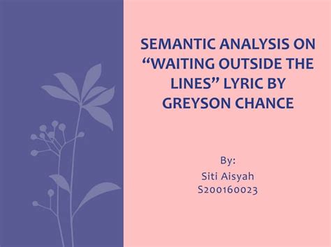Semantics Analysis Ppt Ppt