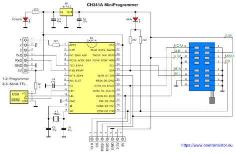 Esp 01 Programmer Schematic