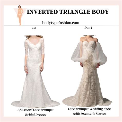 Best Wedding Dress Styles For Inverted Triangle Body Shape Fashion