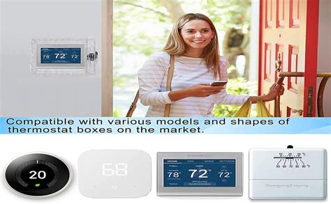 Amazon Com Thermostat Lock Box With Key Thermostat Cover With Lock For Thermostat On Wall Ac