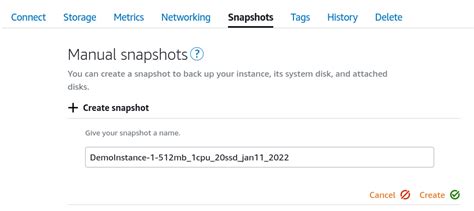 Create Or Upgrade Aws Lightsail Server Cpu Storage Disk And Memory Tutorialsjoint