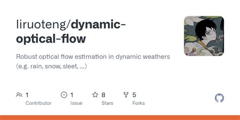 Github Liruotengdynamic Optical Flow Robust Optical Flow Estimation