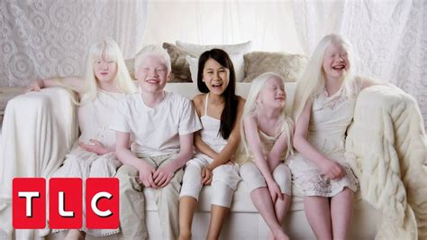 Albino Afrikaanse Familie